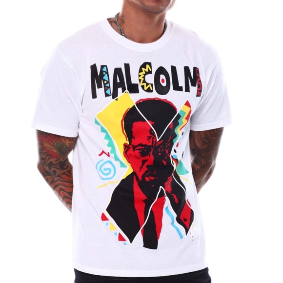 Reason | Shirts | Reason Men Malcolm X 9s Artist Edition Tee White ...